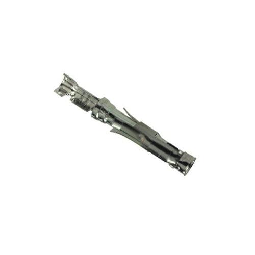 CRIMP SOCKET/Female, 24-20 gauge wire, gold/nickel finish. For use wit