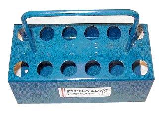 AIRCRAFT SPARK PLUG TRAY/Holds 12 spark plugs. Blue powder coat finish